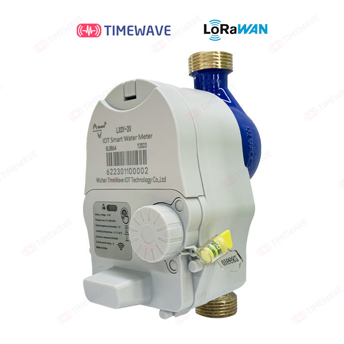 15/20/25mm LoRaWAN Display Digital Medidor de agua Horizontal ...